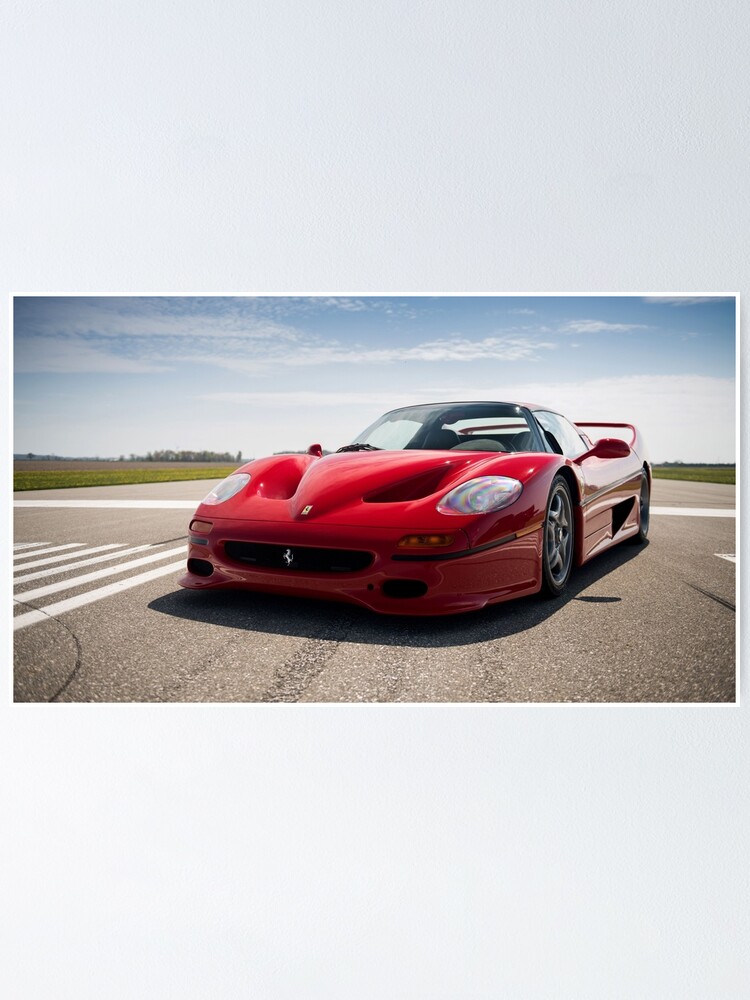 "Ferrari F50" Poster for Sale by Vtecminded | Redbubble