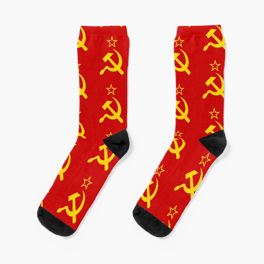 Chaussettes « URSS marteau et faucille CCCP rétro drapeau soviétique ...