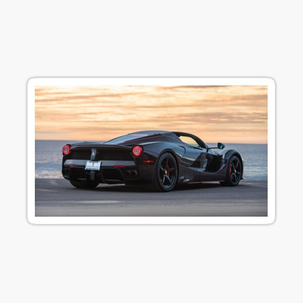 "Ferrari Laferrari aperta back" Sticker for Sale by Vtecminded | Redbubble