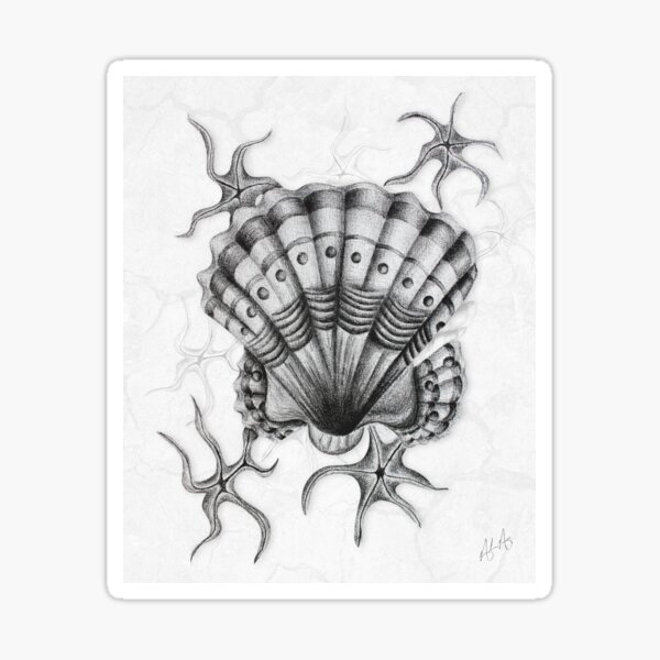 "Dystopian Cockle" Sticker by studioace | Redbubble