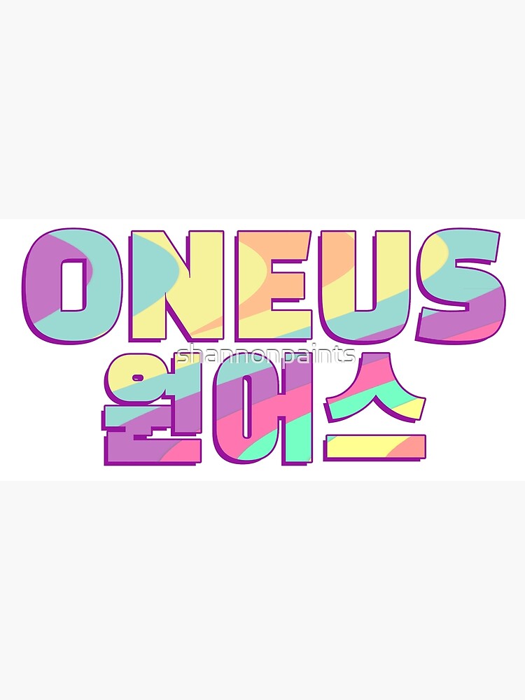 "ONEUS" Poster by shannonpaints | Redbubble