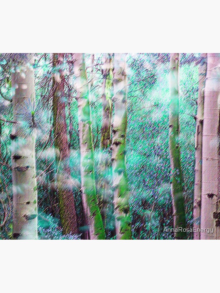 Magical Forest White Birch Trees Woodlands Wonder Art" Shower Curtain ...