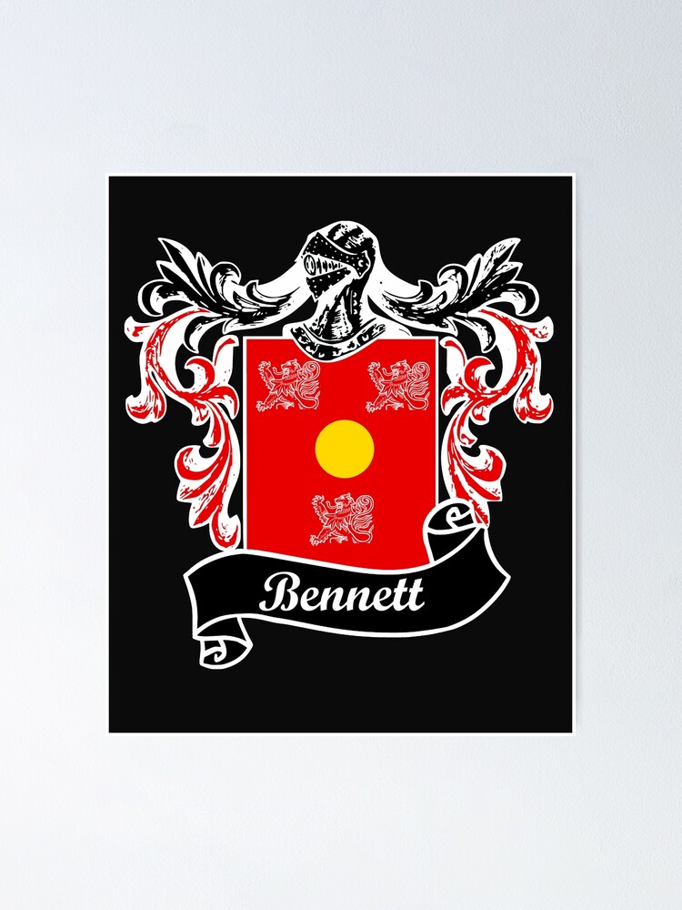 Póster «Escudo de armas de bennett» de ljrigby | Redbubble