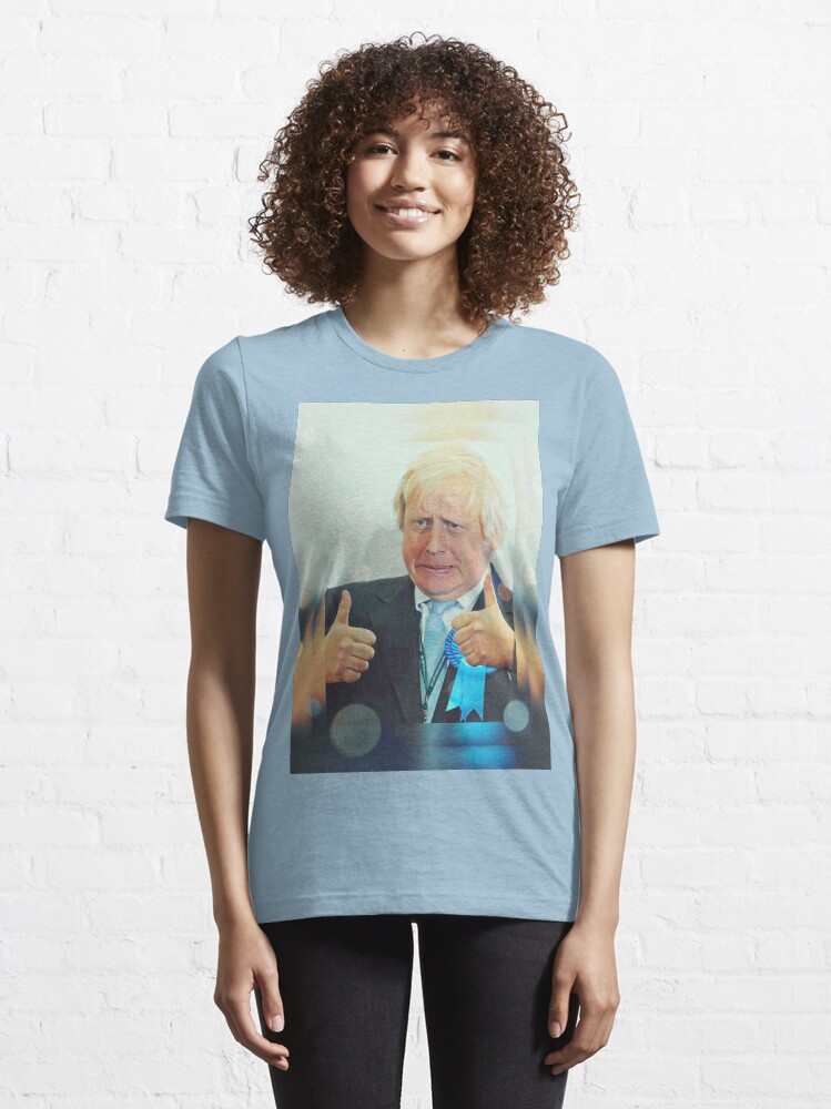 "Boris Johnson- Two Thumbs Up" T-shirt for Sale by Thirteencats ...