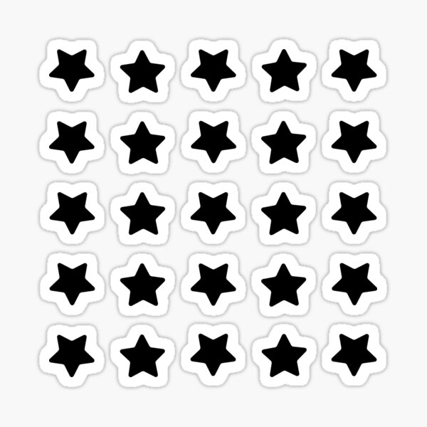 "Black Star Pack" Sticker for Sale by OkihanaShop | Redbubble