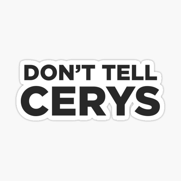 "Cerys" Sticker for Sale by randomarthouse | Redbubble