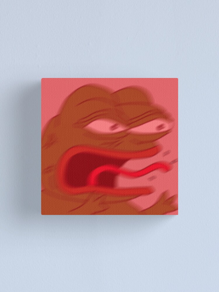 "Pepe the frog - REEEEE" Canvas Print for Sale by pepe-leaker | Redbubble