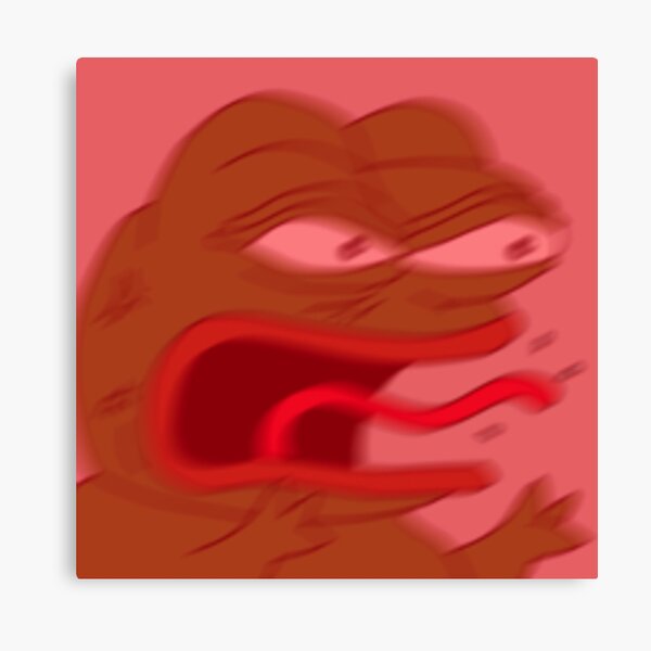"Pepe the frog - REEEEE" Canvas Print for Sale by pepe-leaker | Redbubble