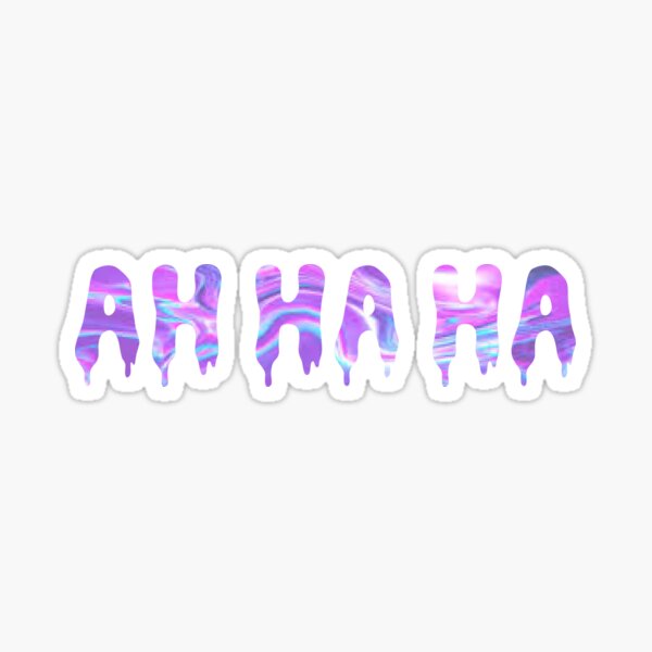 "Trippy Ah Ha Ha" Sticker for Sale by allie331 | Redbubble