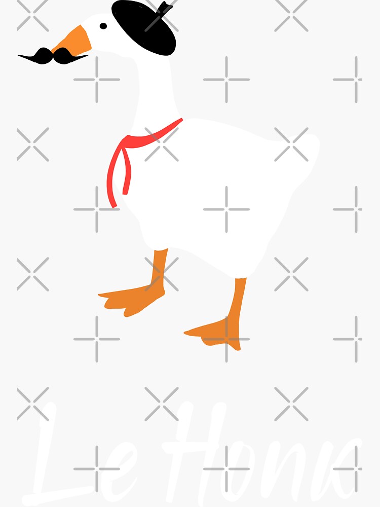 "Le Honk Untitled Goose" Sticker by tropicalsin | Redbubble