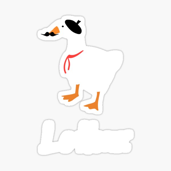 "Le Honk Untitled Goose" Sticker by tropicalsin | Redbubble