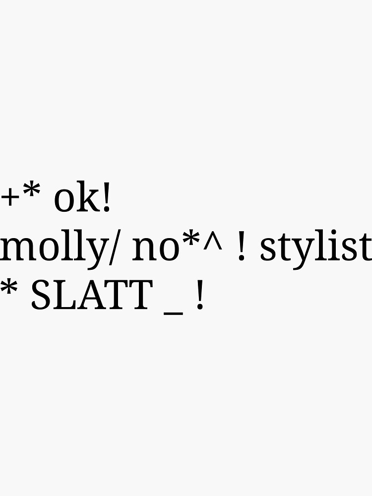 "no stylist" Sticker by Neeox | Redbubble