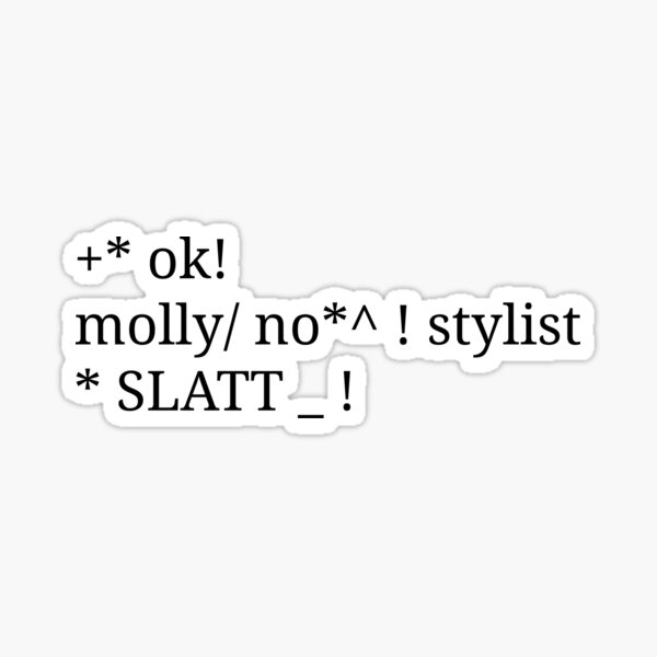 "no stylist" Sticker by Neeox | Redbubble