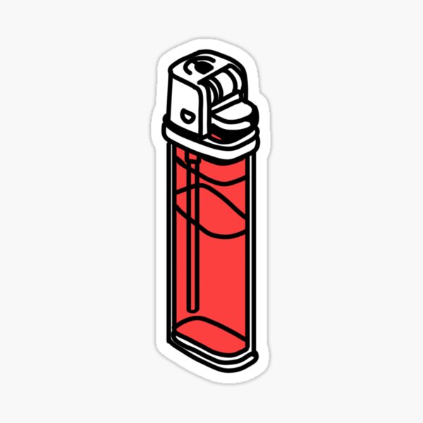 "lighter" Sticker for Sale by cmxcrunch | Redbubble