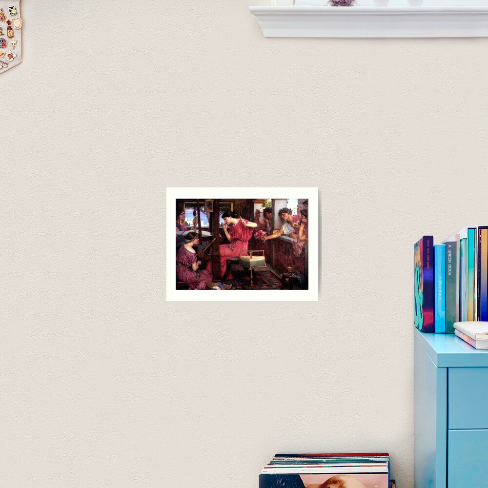 "Penelope and her Suitors - John WIlliam Waterhouse" Art Print for Sale ...