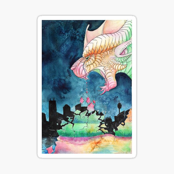 "Shattering" Sticker by Storm-Sentinel | Redbubble