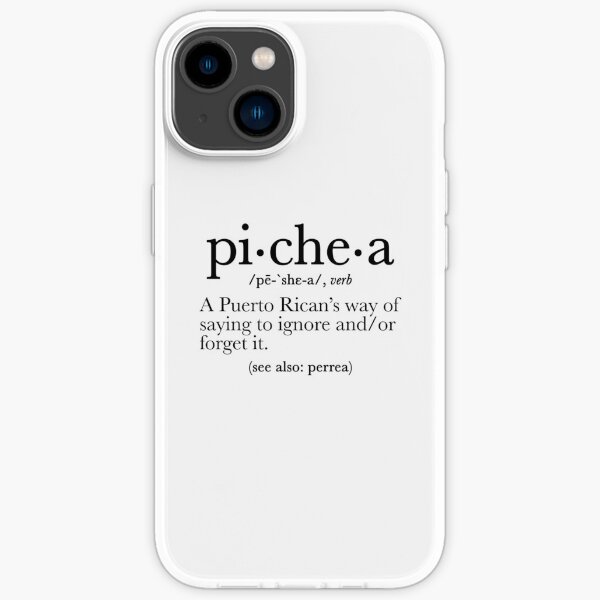 "Pichea Definition sticker (Puerto Rico Slang)" iPhone Case for Sale by ...