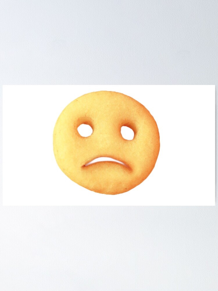 "Frowny Fry " Poster for Sale by kbeck15 | Redbubble