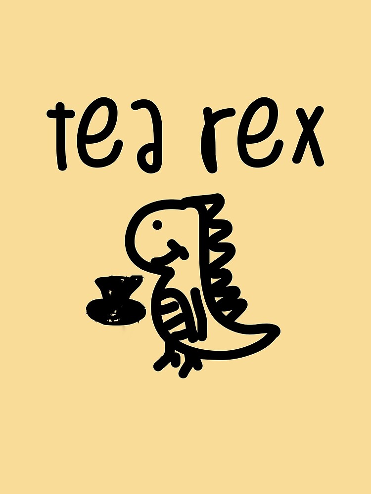 "Tea Rex" Canvas Print for Sale by carololiiveira | Redbubble