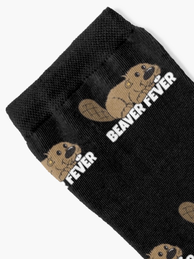 "Beaver Fever Funny Gift Rodent Animal" Socks by DavidGiftShop | Redbubble