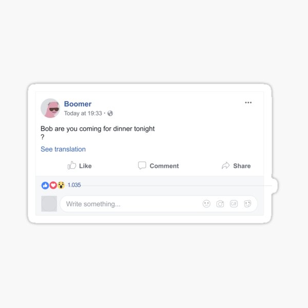 "Boomer Status - Baby Boomer meme - baby boomers - Gen Z" Sticker for ...