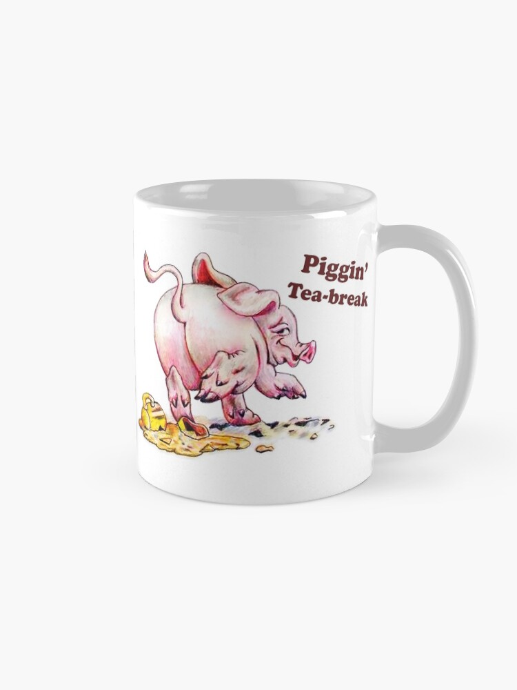 "Piggin' Tea-break - Peep show" Coffee Mug for Sale by proscribbler ...