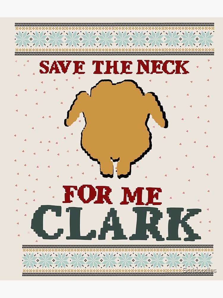 "Save the neck!" Poster by Scridoodles | Redbubble