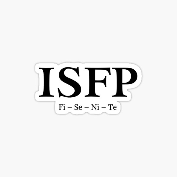 "ISFP Personality Type" Sticker for Sale by lily-yuan | Redbubble