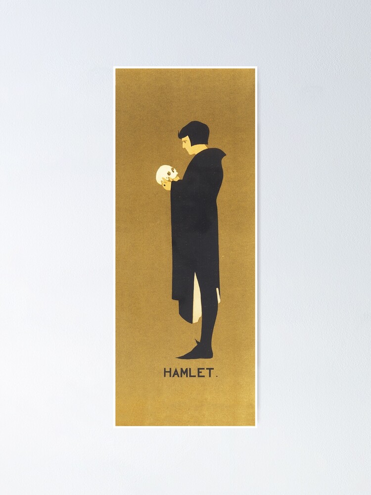 "Shakespeare The Hamlet Vintage French Theater Advertising Art by The ...
