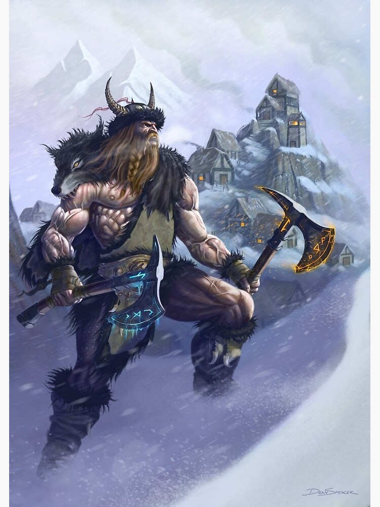 "Olag the Ruthless" Poster by DeanSpencerArt | Redbubble
