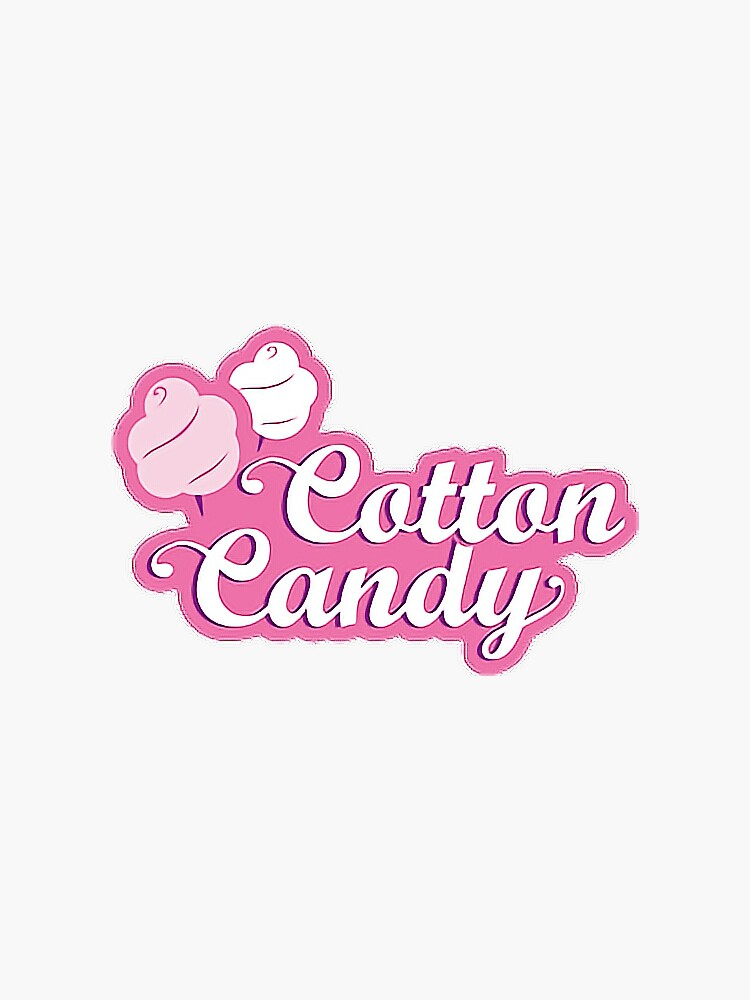 "Cute cotton candy sticker" Sticker by Sxliie | Redbubble