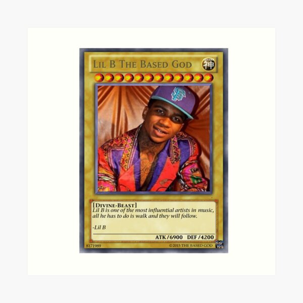 Lil B The Based God Wall Art | Redbubble