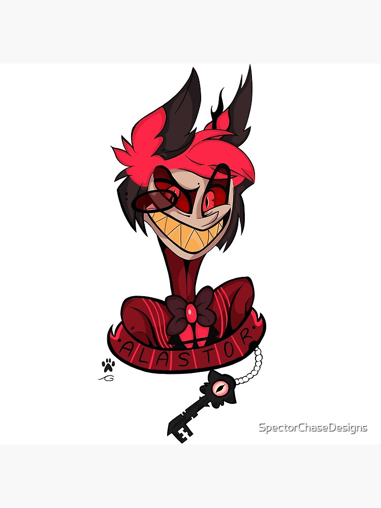 "Alastor - Hazbin Hotel" Poster by GalaxyTheArtist | Redbubble