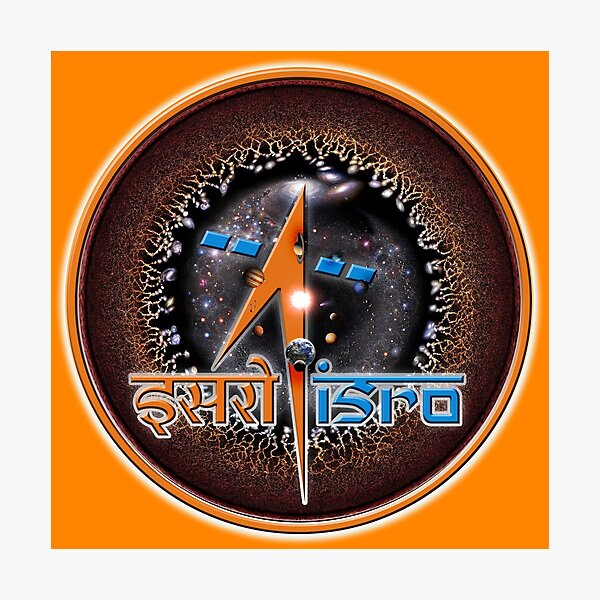 "ISRO (Indian Space Research Organisation) Logo with the Universe ...