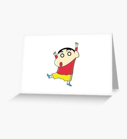 Shin Chan: Greeting Cards | Redbubble