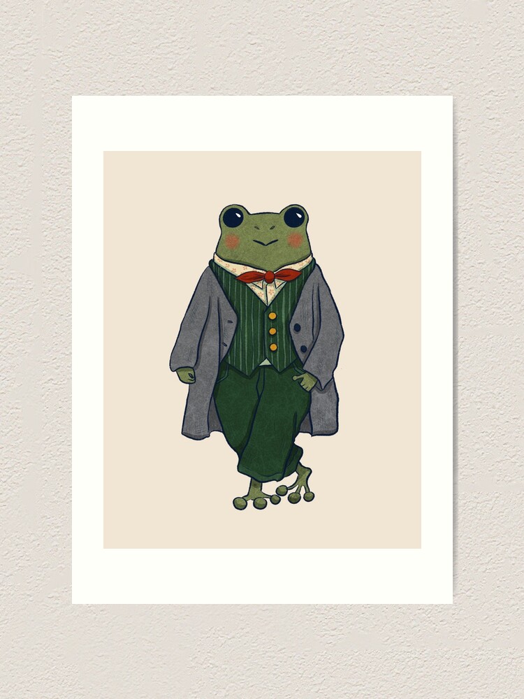 "Mr. Frog - Dapper" Art Print for Sale by hwainio | Redbubble