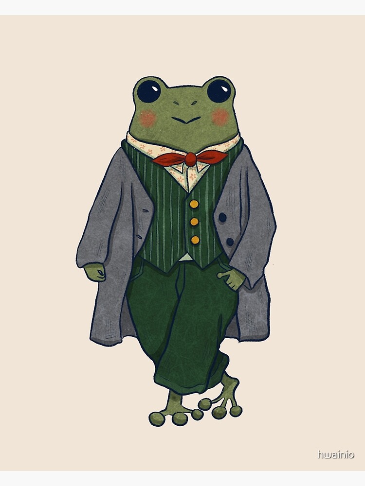 "Mr. Frog - Dapper" Art Print for Sale by hwainio | Redbubble