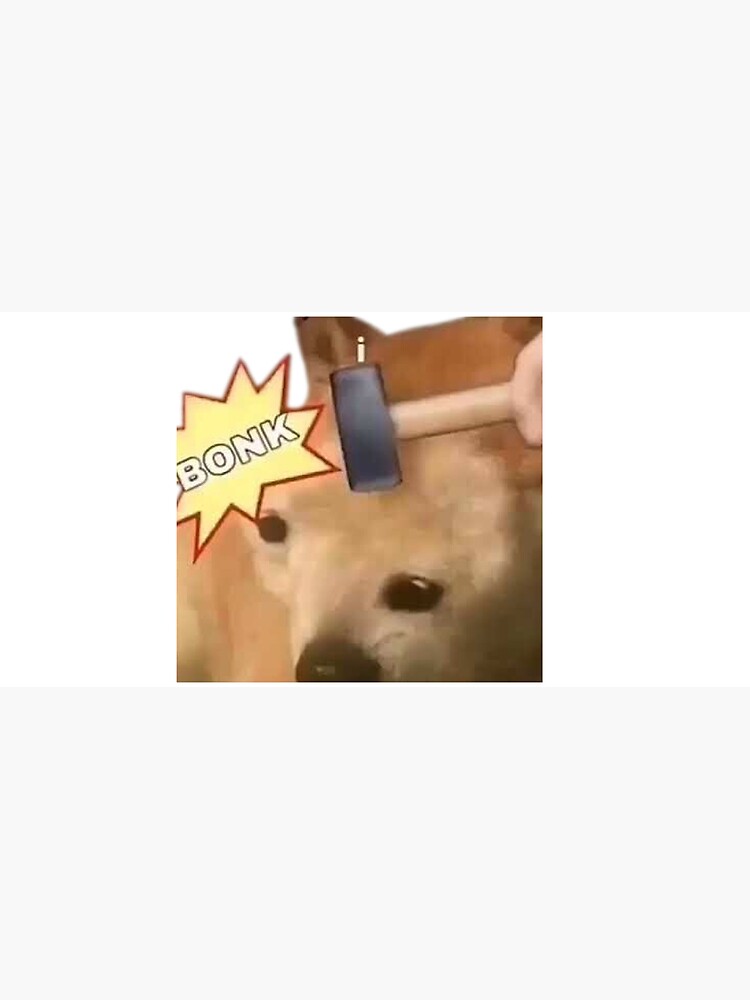 "Doge Bonk! Meme Transparent" Poster for Sale by Goath | Redbubble