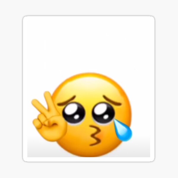 "Mental Breakdown Emoji" Sticker for Sale by AvaAngels | Redbubble