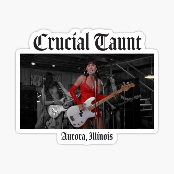 "Crucial Taunt - BLACK TEXT" Sticker for Sale by ChoyDesigns | Redbubble
