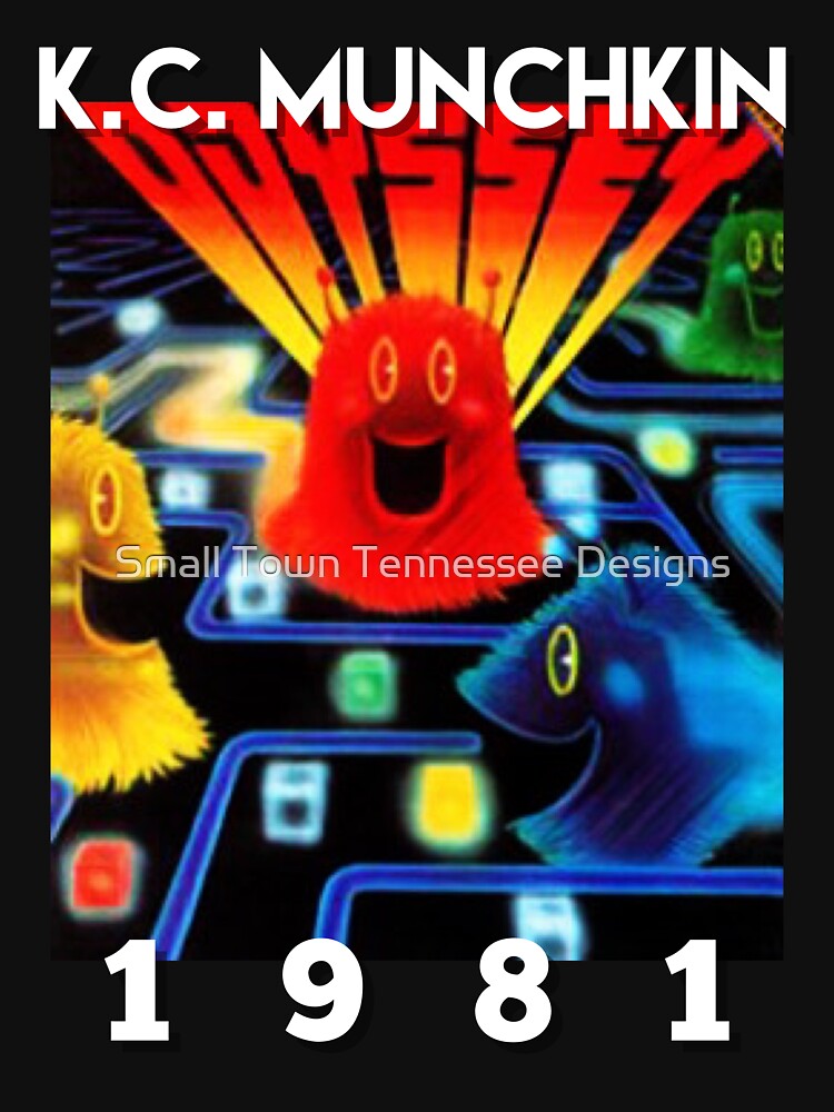 "KC Munchkin Odyssey 2 classic video game graphic design " T-shirt for ...