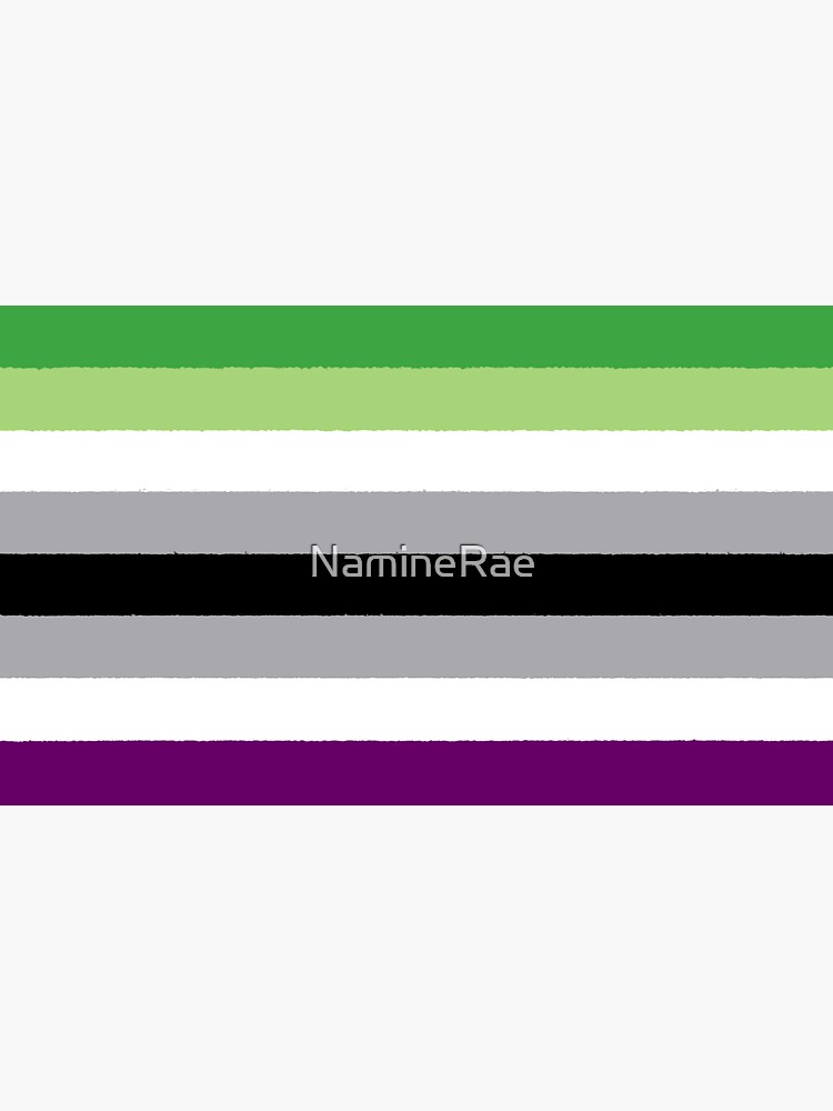 "Aro Ace Flag" Sticker for Sale by NamineRae | Redbubble