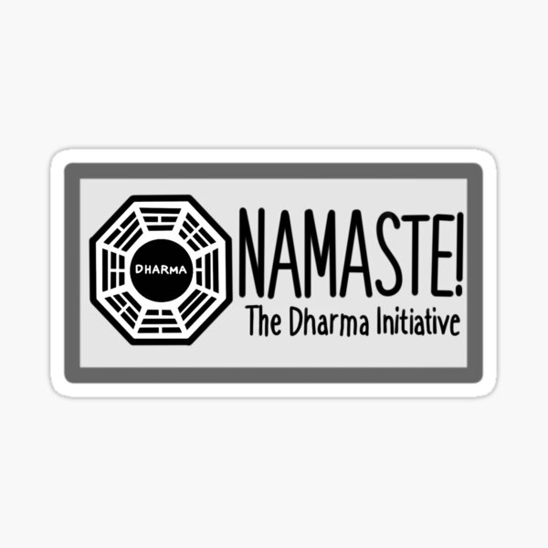 "Welcome to the Dharma Initiative" Sticker for Sale by Kami725 | Redbubble