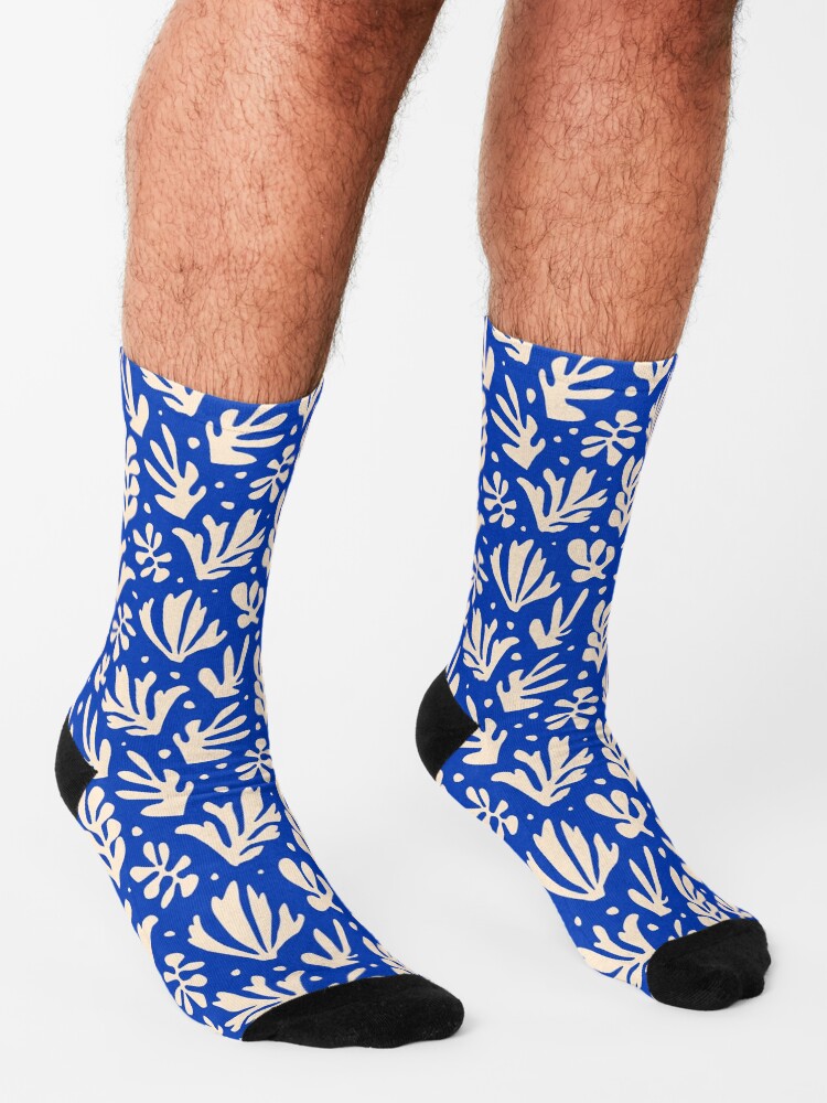 Leaves Pattern Plants Inspired by Henri Matisse | Socks sold by Hmong ...