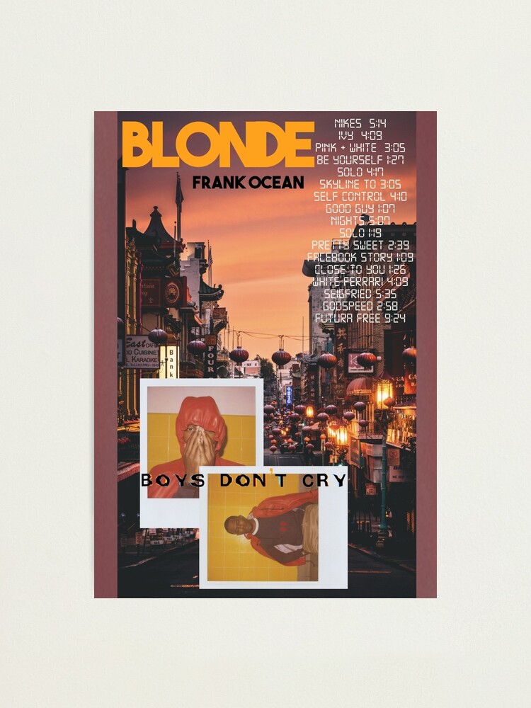 Frank Ocean Print Wall Décor Home & Living etna.com.pe