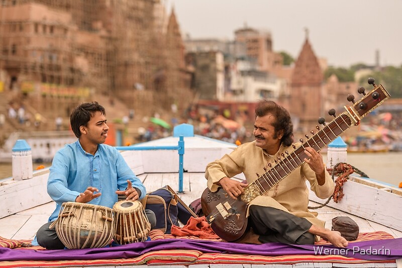 "Music at Varanasi 03" by Werner Padarin | Redbubble