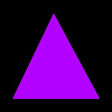 "Vibrant Purple Triangle" Sticker for Sale by AzamiThorn | Redbubble