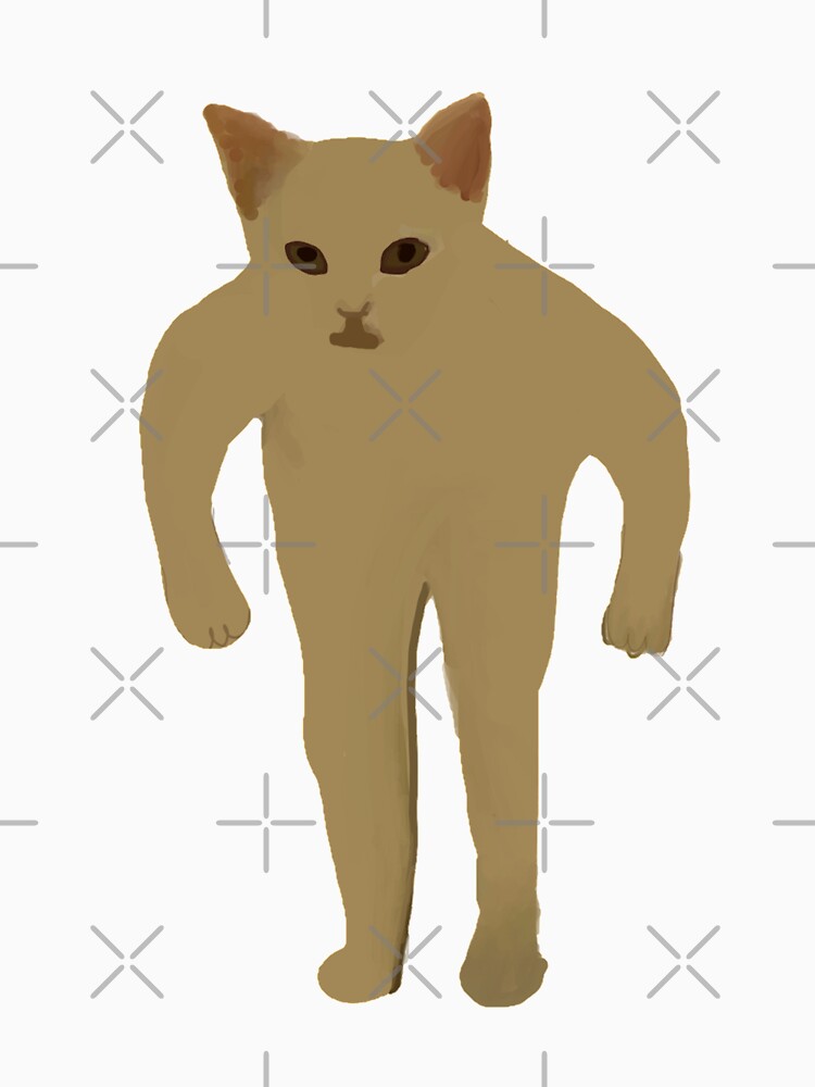 "Buff Cat Meme Cat with Two Arms Meme" T-shirt for Sale by Tumblestwo ...