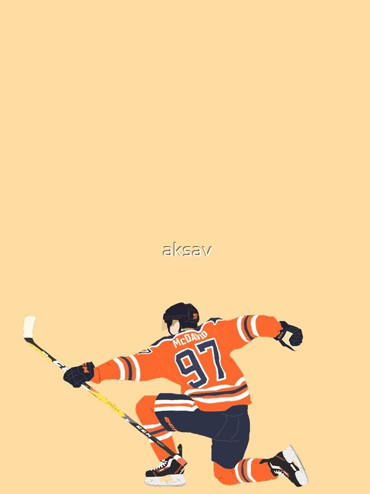 "connor mcdavid goal celly digital drawing" iPhone Case for Sale by ...