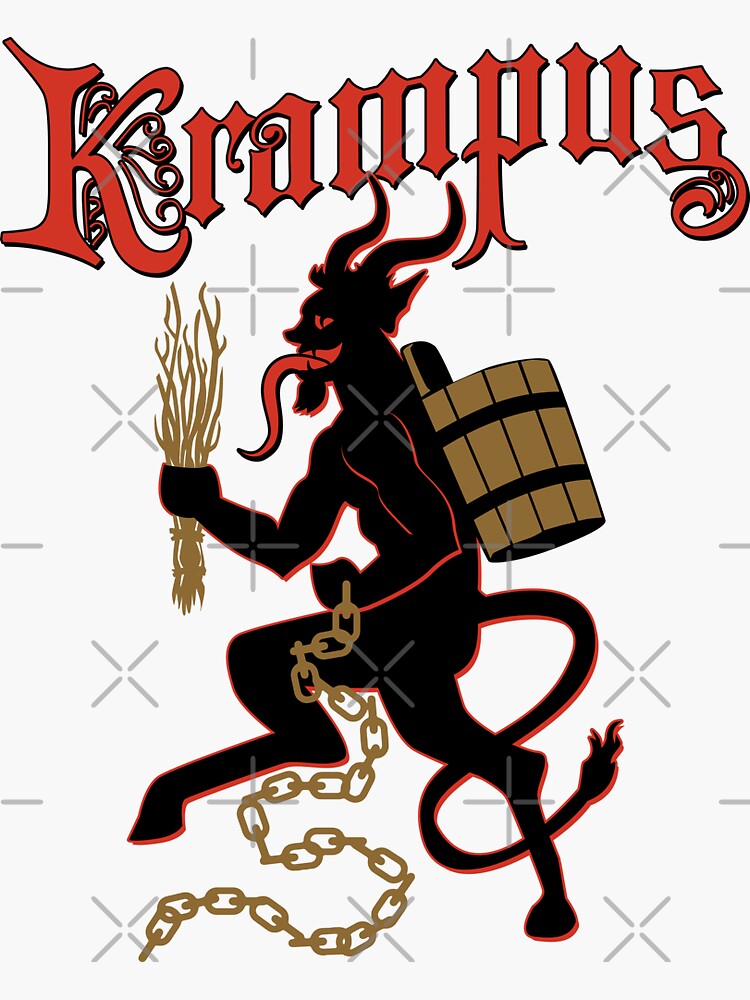 "Krampus" Sticker for Sale by OpheliaThree | Redbubble